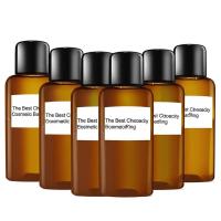 China Amber Cosmetic Bottles 30ml Leak Proof Screw Cap Round Container for Skincare Essential Oils for sale