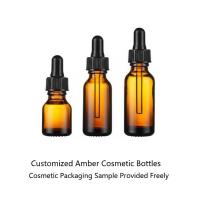 China Customized Amber Cosmetic Bottles for Cosmetic Packaging Sample Provided Freely for sale