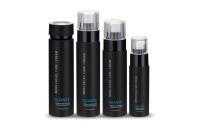 China Customized 150ml Airless Cosmetic Bottles - D40mm x H96mm Round Plastic Lotion Containers with 24mm Neck for sale