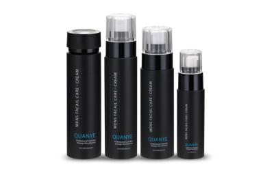 China Customized 150ml Airless Cosmetic Bottles - D40mm x H96mm Round Plastic Lotion Containers with 24mm Neck for sale