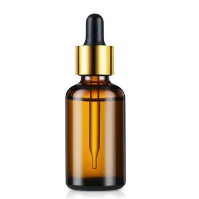 China Amber Glass Cosmetic Bottles 10ml to 100ml with Screw Cap for Skincare Essential Oils and Perfumes UV Protection for sale