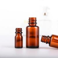 China Amber Cosmetic Bottles 10ml 100ml Screw Cap UV Protection for Skincare Essential Oils for sale