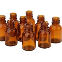 China Amber Cosmetic Bottles Screw Cap Round 10ml 15ml 30ml 50ml 100ml UV Protection Cosmetic Packaging for sale