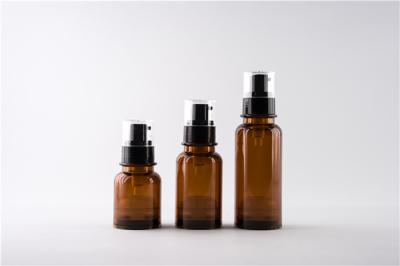 China 50ml PET Amber Cosmetic Bottle Color Coating Surface Handling for Lotion Essential Oil for sale