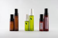 China Screen Printing Amber PET Cosmetic Bottles for Skin Care Lotion 30ml 60ml 80ml for sale