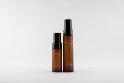 China PET Plastic Amber Cosmetic Bottles for Skin Care Lotion 10ml to 150ml for sale