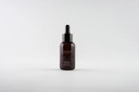 China 200ml Amber Cosmetic Sprayer Dropper Bottle - PET Plastic Personal Care Container with 5.7cm Diameter for sale