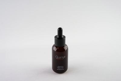 China PET Amber Airless Cosmetic Bottles 0.35ml Discharge Rate with Custom Color Coating - 10,000pcs MOQ for sale
