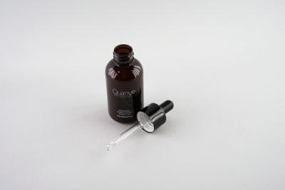 China Small Round Amber Cosmetic Bottles 50-500ml PET Plastic Containers for Moisturizer and Day Cream for sale