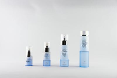 China 50ml PET Airless Pump Bottle Custom Color Luxury Plastic Lotion Bottle for sale