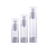 China PET Cosmetic Bottles with Pump 10ml to 150ml Capacity 50mm Diameter for Skin Care Products for sale
