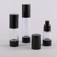 China Airless Cosmetic Pump Bottles 30ml to 200ml Capacity with Custom PET/SAN Materials and Multiple Closure Options for sale