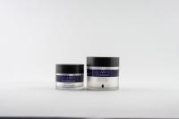 China Hot Stamping Cream Storage Jars , Excellent Design Small Plastic Jars With Lids for sale