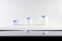 China ABS Plastic Cosmetic Cream Jars 30g 50g with Custom Color and Surface Options for sale