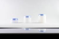 China ABS Plastic Cosmetic Cream Jars 30g 50g with Custom Color and Surface Options for sale