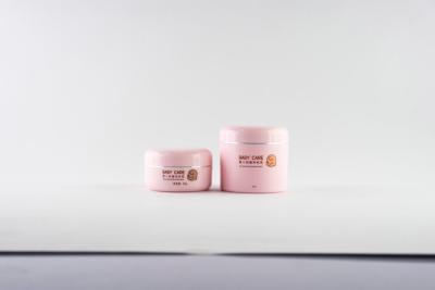 China 60ml 120ml 180ml Pink Plastic Cosmetic Jars for Cream and Lotion Water for sale