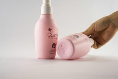 China Pink Cosmetic Lotion Bottles 50ml 100ml 280ml Plastic Pump Sprayer Set for sale