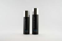 China Offset Printing Black Custom Cosmetic Bottles For Skin Care Line / Lotion for sale