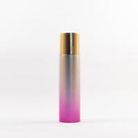 China Electroplate Gradient Color Plastic Cosmetic Bottles With Cap for sale