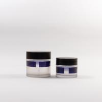 China Pantone Double Wall Cream 30g 50g 60g Round Plastic Jars for sale