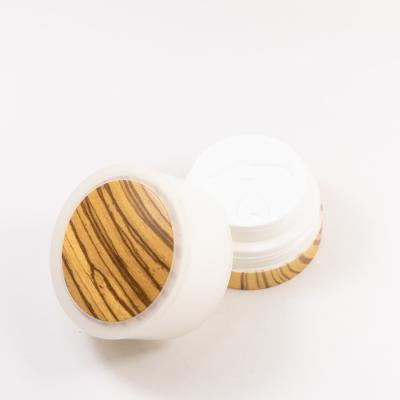China Face Cream 15ml 30ml 50ml Plastic Cosmetic Jars Coated Surface for sale