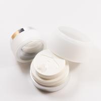 China Face Cream 15ml 30ml 50ml Plastic Cosmetic Jars Coated Surface for sale