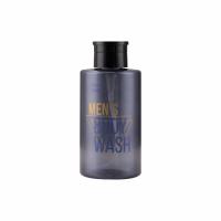 China 300ml Empty Refillable PET Plastic Cosmetic Bottle with 24/410 Neck Offset Printing for sale