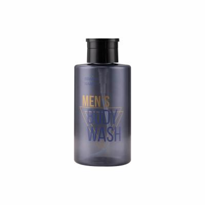China 300ml Empty Refillable PET Plastic Cosmetic Bottle with 24/410 Neck Offset Printing for sale