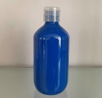China Customized 300ML Boston Round Plastic Bottles With Cap for sale