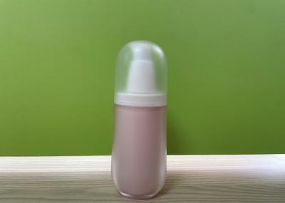 China 50ml Doube Wall Plastic Cosmetic Bottles With Lotion Pump Cap for sale
