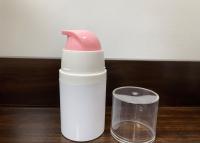 China SGS Plastic Airless Cosmetic Bottles 50ml 80ml 100ml AS Material Cream Containers for sale