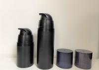 China AS Material Airless Foundation Pump Bottle 50ml 80ml 100ml Empty Containers with Snap-on Sealing for sale