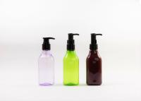 China Square PET Plastic Lotion Bottle 200ml 260ml for Skincare Cosmetics for sale