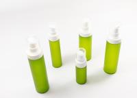 China SAN 80ml Airless Pump Cosmetic Bottle Round Shape Cylinder Container with Custom OEM Options for sale