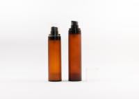 China SAN 80ml Airless Pump Cosmetic Bottle Round Shape Cylinder Container with Custom OEM Options for sale