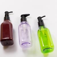 China Screen Printing 200ml 260ml Square Empty Lotion Bottles With Pump for sale
