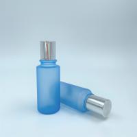 China Matte Blue 150ml PET Plastic Bottle with PP Cap for Personal Skincare 24/410 Neck for sale
