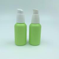 China 1.5oz 50ml Capacity PET Small Plastic Pump Bottles For Serum Essence for sale