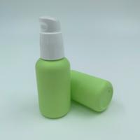 China 1.5oz 50ml Capacity PET Small Plastic Pump Bottles For Serum Essence for sale