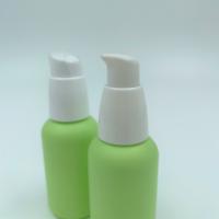 China 1.5oz 50ml Capacity PET Small Plastic Pump Bottles For Serum Essence for sale