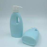 China 350ml HDPE Plastic Cosmetic Bottle with PP Pump for Shampoo Hand Wash Personal Care for sale