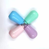 China Green 465ml PET Plastic Cosmetic Bottle 32mm Neck with Pump for Personal Care for sale