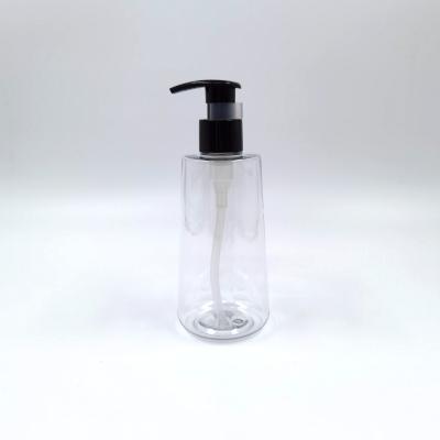China 24/410 Neck 200ml 350ml PET Plastic Cosmetic Bottles with Lotion Cream Pump for sale