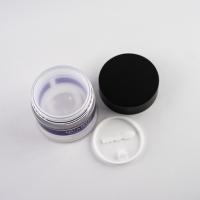 China 2oz to 16oz Wide Mouth Plastic Cosmetic Jars with Double Wall Construction and Airtight Caps for sale