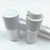 China 15ml 50ml Transparent Cream Oil Airless Pump Bottle for sale