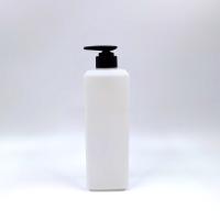 China 500ml 600ml HDPE Plastic Cosmetic Bottles for Shampoo Personal Care for sale