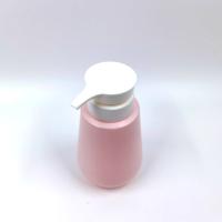 China Pink Color 465ml Plastic Shampoo Bottles For Hand Wash for sale