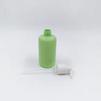 China Silk Printing 110ml 240ml PET Plastic Bottle With White Pump for sale