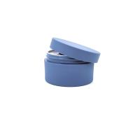 China Matte Blue 30g Plastic Cosmetic Jars with White Cap - Thick PET Container for Skincare & Creams for sale
