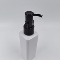 China 150ml PET Plastic Oil Pump Bottle Square Cosmetic Container Custom Color for sale